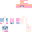 Summer pink preppy girl | Minecraft Skin