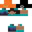 Steve carrying a entity but the entity has smile | Minecraft Skin
