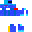 Blue Fire Jelly skin | Minecraft Skin