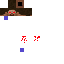 Decapitated bloody Bloodbrine's head | Minecraft Skin