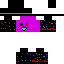 purple cinnamon toast crunch with eyes and top hat | Minecraft Skin