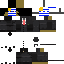 Skin de uruguay con guantes blancos | Minecraft Skin