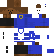 Ye West Blue Yeezy Gap Hoodie | Minecraft Skin