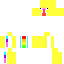 Rainbow Unspeakable Tongue With Roblox Noob ASWD | Minecraft Skin