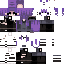 Purple haired emo girl | Minecraft Skin