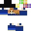 Rubiks Cube block head | Minecraft Skin