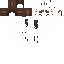 High Ponytail HB 1.3 Dark Brown | Minecraft Skin