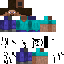 distorted steve and herobrine | Minecraft Skin