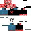 Red Creeper with Hoodie and Pants | Minecraft Skin