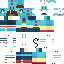Totodile costume by spacebr0wnies | Minecraft Skin