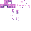 High Ponytail HB Purple | Minecraft Skin
