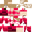 taylor folklore red dress | Minecraft Skin