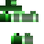 Green gradient with checkerboard pattern | Minecraft Skin
