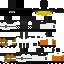 Nine tall fox unit from the SCP fowdashon | Minecraft Skin