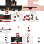 White hoodie with psd1 head | Minecraft Skin