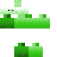 White fading into Green | Minecraft Skin