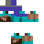 Steve with dinnerbone | Minecraft Skin
