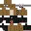 Rigby Akatsuki Ghost Face | Minecraft Skin