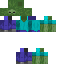 Default Zombie Texture | Minecraft Skin