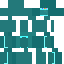 Blue neon outline | Minecraft Skin
