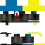 Noob with suit template for Riz | Minecraft Skin