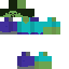 Bare Bones Zombie Steve | Minecraft Skin