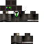 Dark green slime in suit | Minecraft Skin