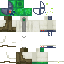 cyborg creeper scientist | Minecraft Skin