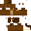 a bear with some drip and a shoulder cape | Minecraft Skin