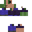 Minecraft Experience Cape Half Zombie Villager | Minecraft Skin