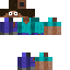 wide eyed steve with poo stains | Minecraft Skin