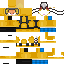 Garfield chemical suit | Minecraft Skin
