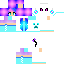 Neon Gamer Girl Skin | Minecraft Skin