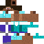 Swim Suit steve (outerlayer with clothes) | Minecraft Skin