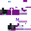 SKIN TEMPLATE MCMV PURPLE FIXED! | Minecraft Skin