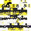 hazard yellow black protogen V3 | Minecraft Skin
