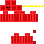 Red Slime with CROWN | Minecraft Skin