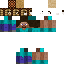 Steve with Crafting Table | Minecraft Skin