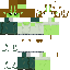 Cute Green Alien Girl | Minecraft Skin