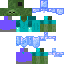 Enchanted diamond armor zombie(helmet chestplate) | Minecraft Skin