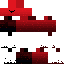 Derp red/black fade | Minecraft Skin