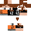 Bengals Home Uniform Alt (With Orange 2024 Pants) | Minecraft Skin