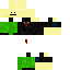 Yellow creature with suit | Minecraft Skin