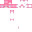 Adorable Pink Hair Base with Blue Ribbons | Minecraft Skin