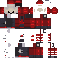 Red skull | Minecraft Skin