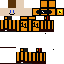 Orange Porsche Racer | Minecraft Skin