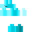 Gradient blu Glorp | Minecraft Skin