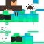 Neo Lime And Light Blue | Minecraft Skin