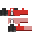Red Puffer Jacket Template | Minecraft Skin