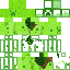 acid/slime creeper full outline version | Minecraft Skin